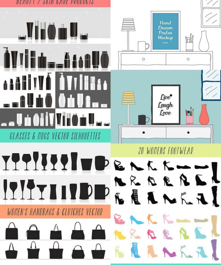 Vector Design Bundle: 345+ DESIGN ELEMENTS - Graphic Design Bundle ...