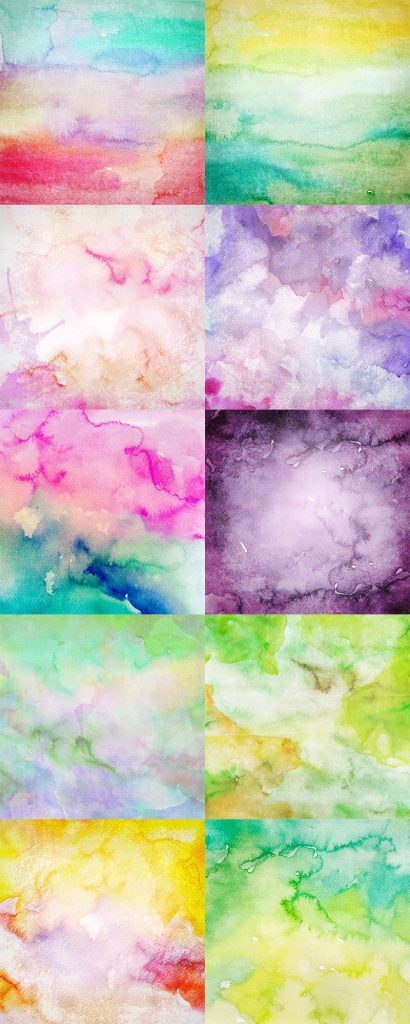 Free Download: 10 Watercolor Textures - Graphic Design Bundle Deals ...