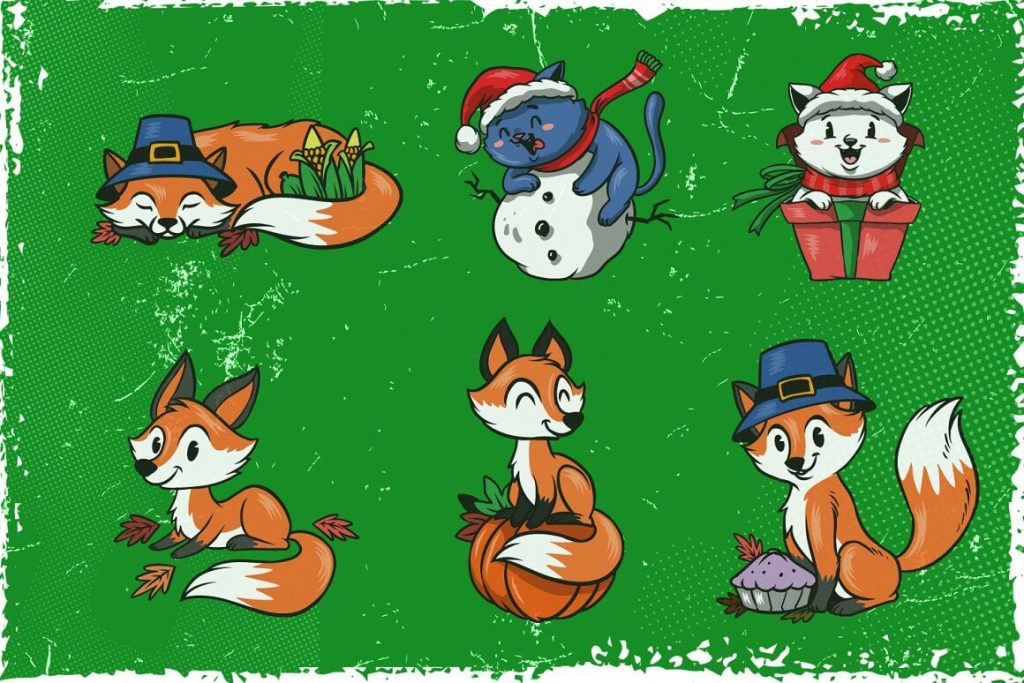 Vector Mascots Pack 2 - Graphic Design Bundle Deals - Graphicloot