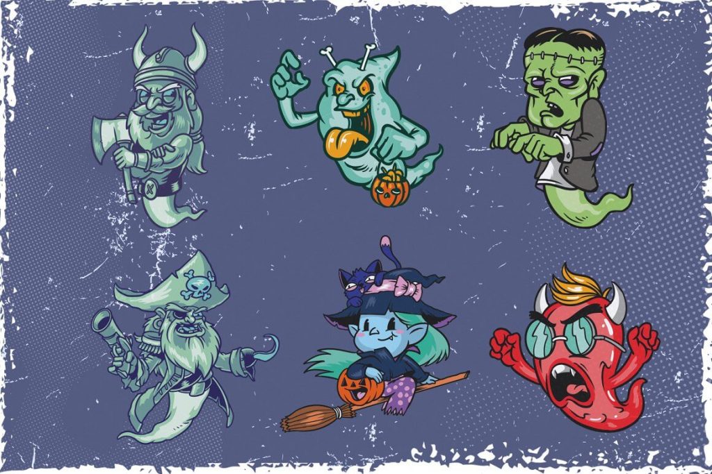 Vector Mascots Pack 2 - Graphic Design Bundle Deals - Graphicloot